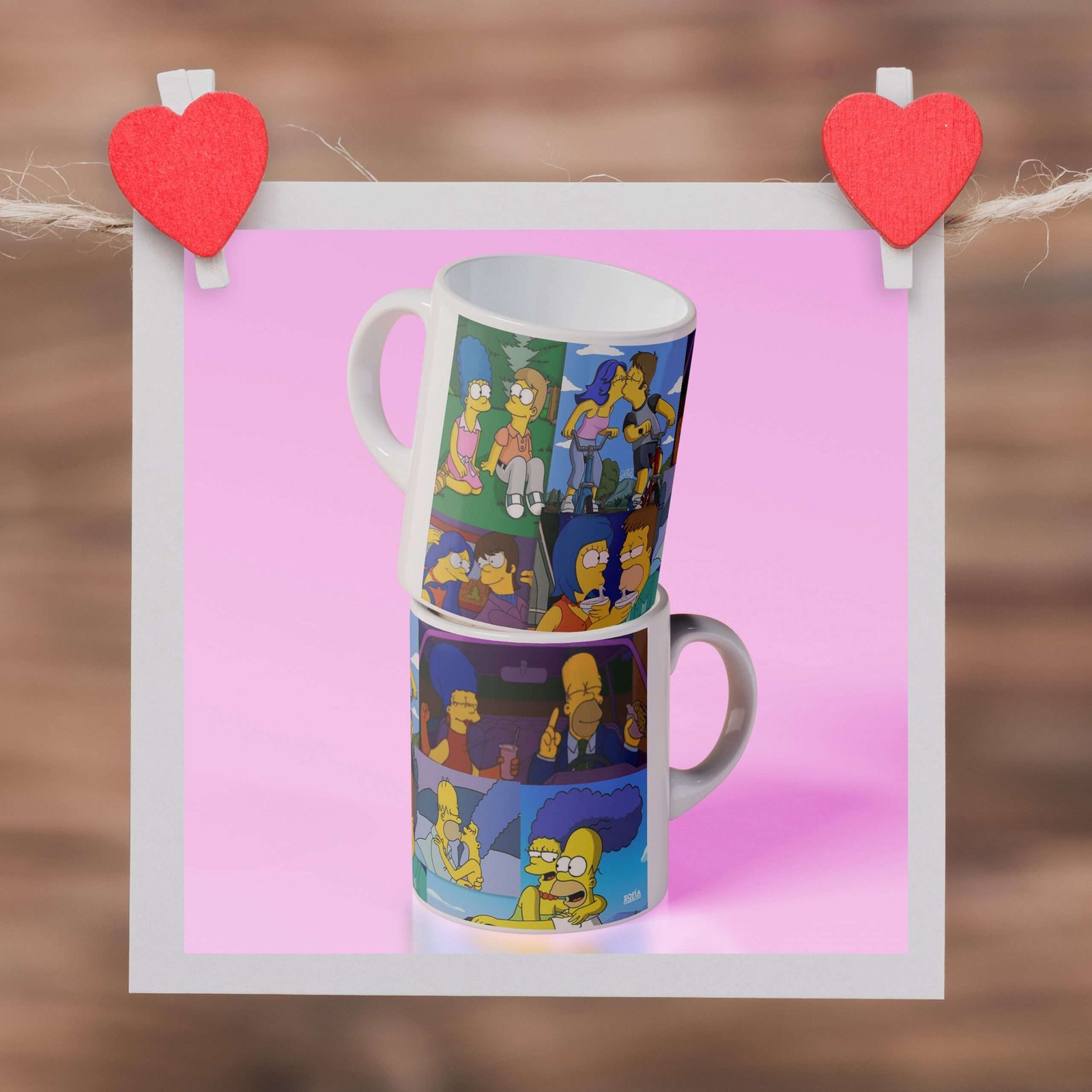 "MARCH Y HOMERO SIMPSON" - Sofia Gift and Deco